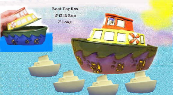 Ceramic Painters Web Site - Check Out The New Toy Boxes..